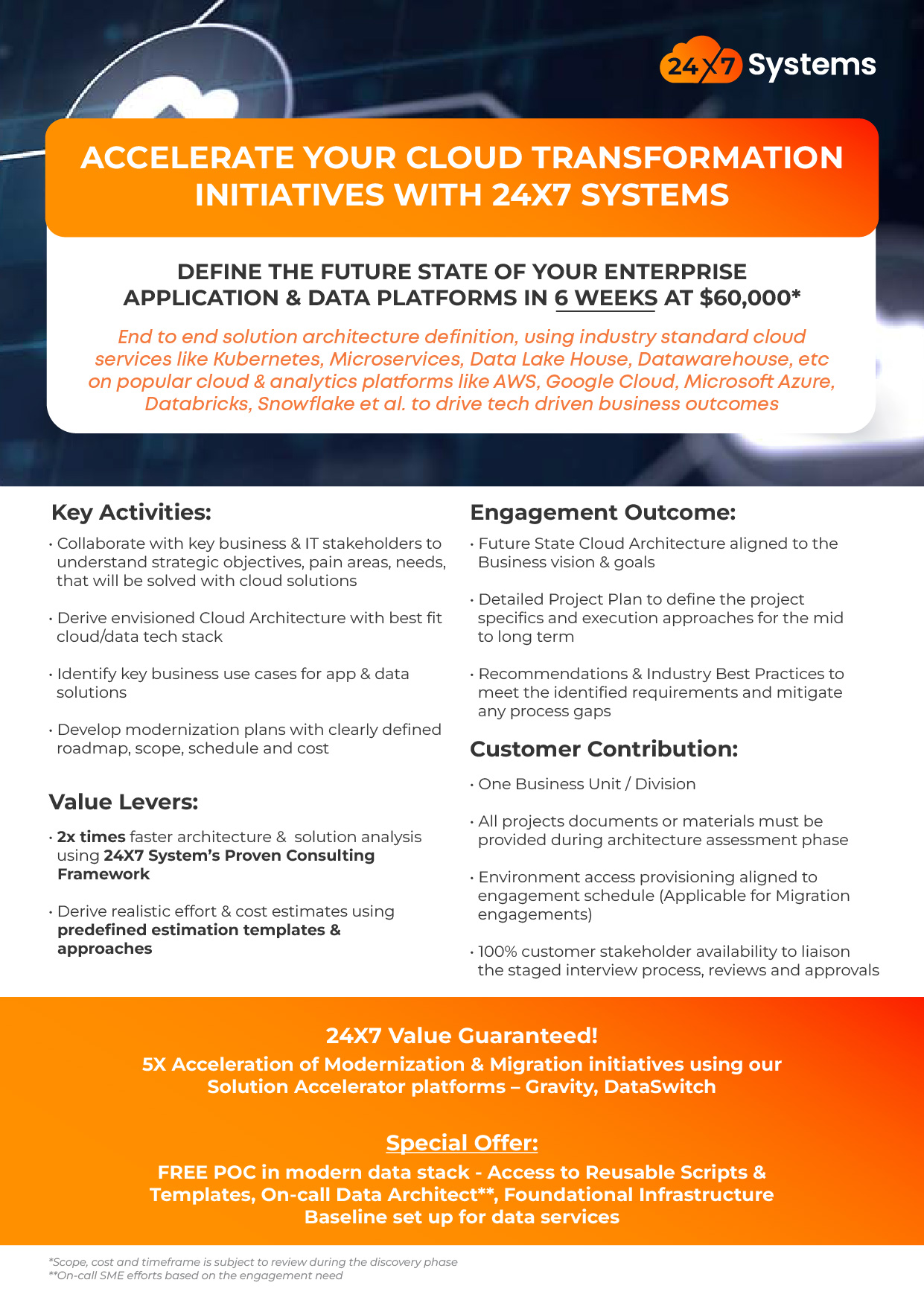 CLOUD STRATEGY AND ARCHITECTURE CONSULTING – 24×7 Systems