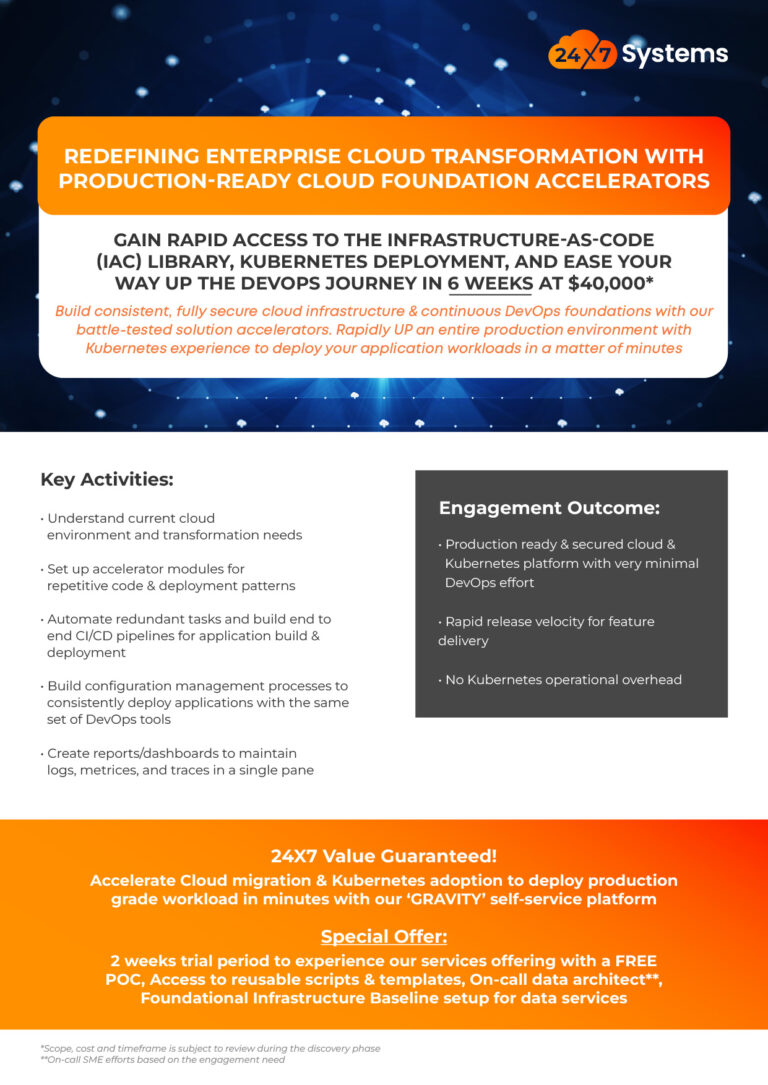 CLOUD DEV-OPS SERVICES – 24×7 Systems